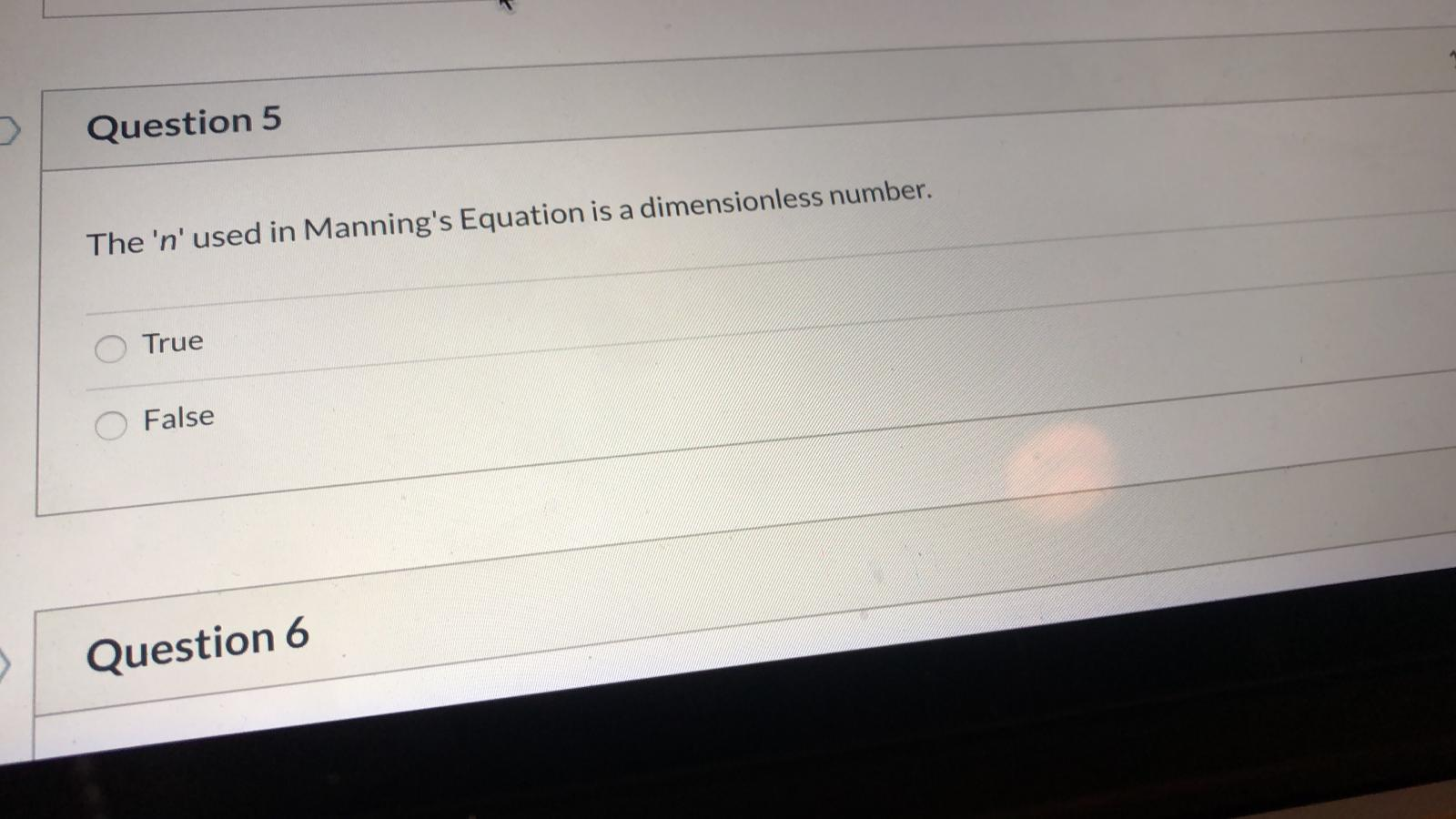 Solved False. Fill in the Blanks Questions Question 1 Froude | Chegg.com