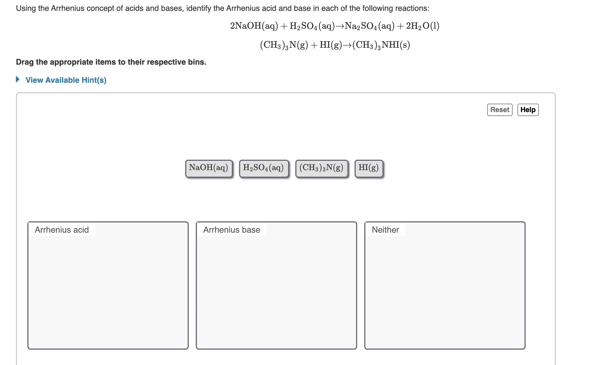 Solved HS−(aq)+H2O(l)→H2 S(aq)+OH−(aq)(CH3)2NH(g)+BF3( | Chegg.com