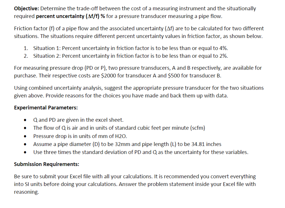 Solved Objective Determine The Trade Off Between The Cost
