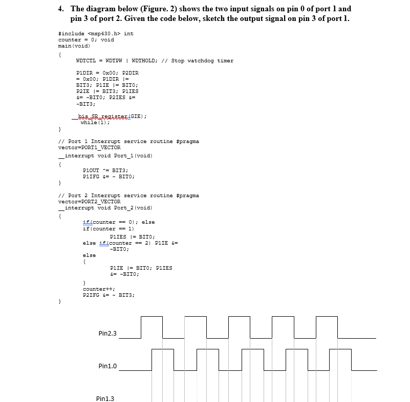 4. The diagram below (Figure. 2) shows the two input | Chegg.com