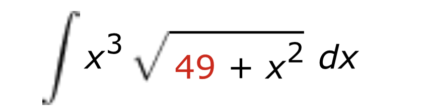 Solved ∫x349+x2dx | Chegg.com