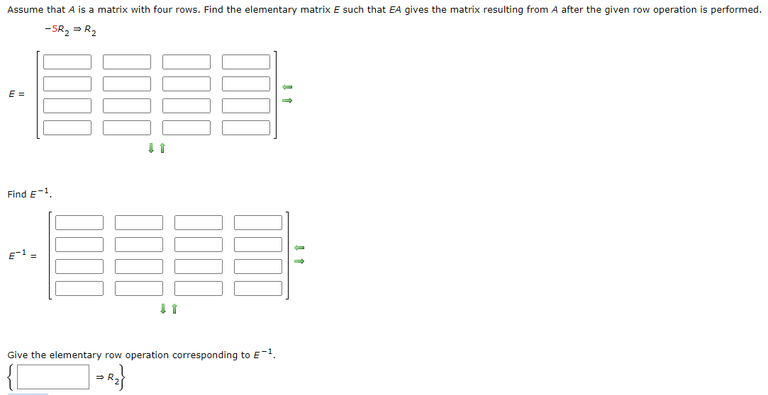 Solved Assume that A is a matrix with four rows. Find the | Chegg.com