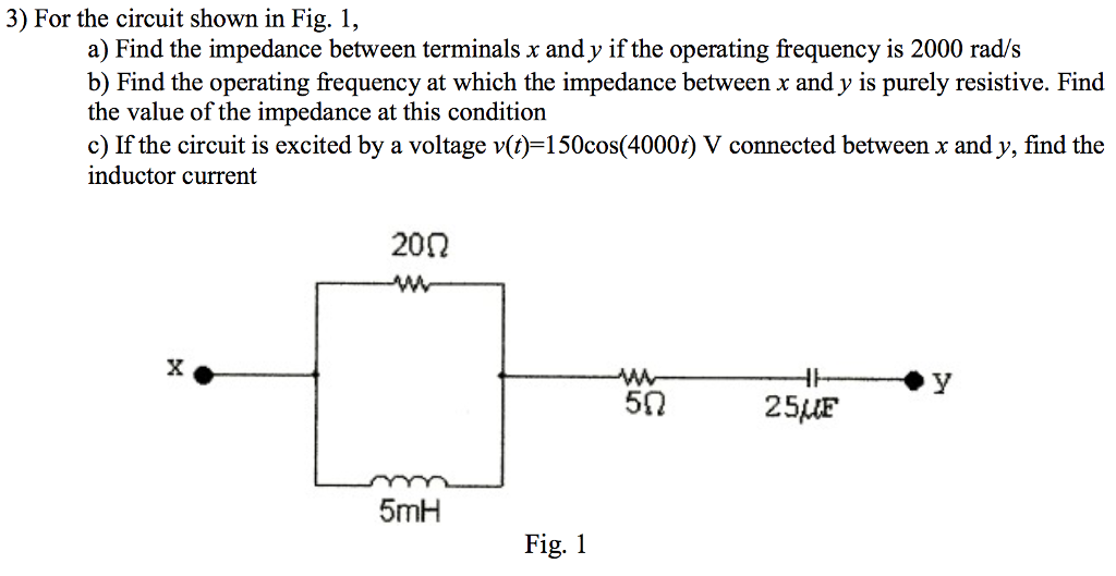Solved 3 For The Circuit Shown In Fig 1 A Find The Chegg solved-3-for-the-circuit-shown-in-fig-1-a-find-the-chegg