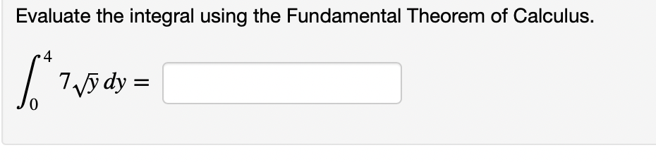 Solved Evaluate the integral using the Fundamental Theorem | Chegg.com