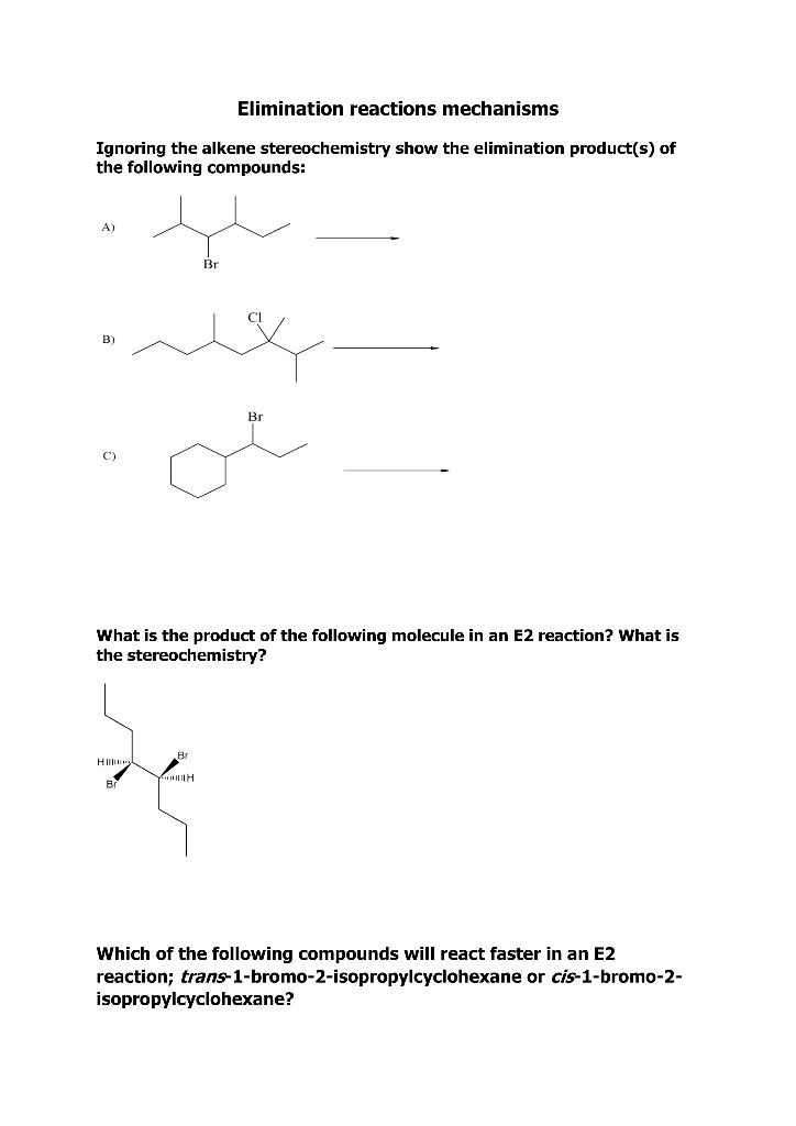 Solved Stereochemistry Identify the chiral centers in each | Chegg.com