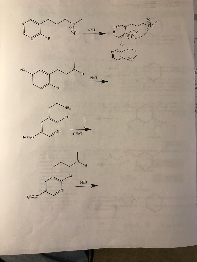 Solved NaH NC NaH NH2 Cl Cl NaH | Chegg.com