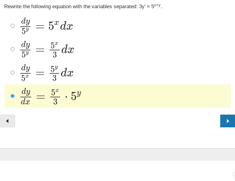 Solved Rewrite the following equation with the variables | Chegg.com