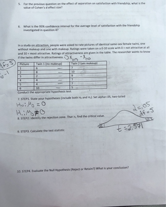 Solved Chapter 10 Dependent-Sample t Test. 1. A researcher | Chegg.com