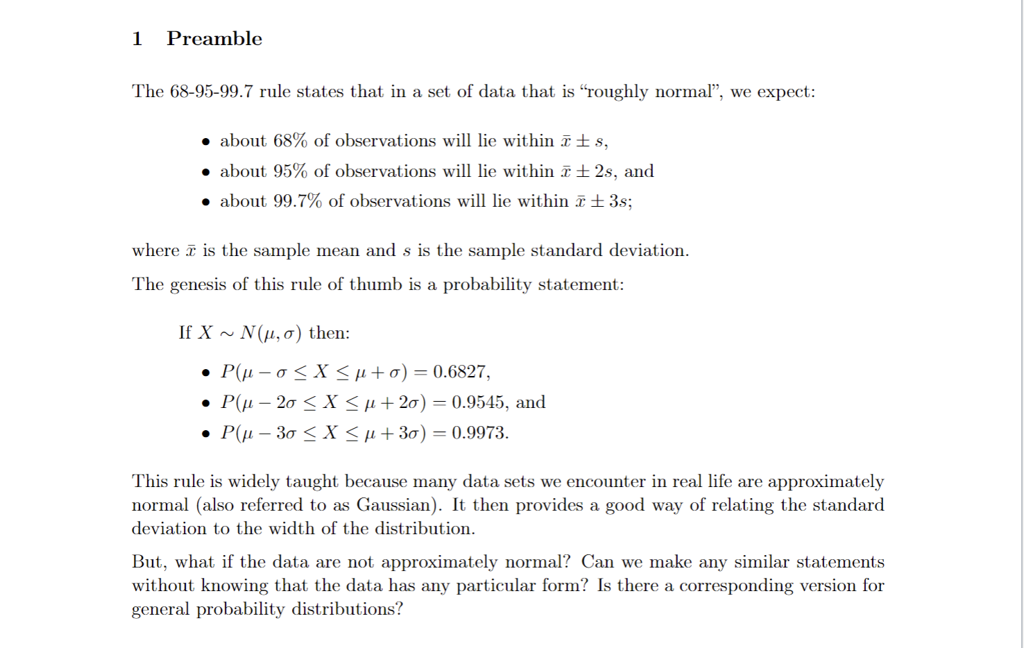 Solved - \\( P(\\mu-\\sigma \\leq X \\leq | Chegg.com