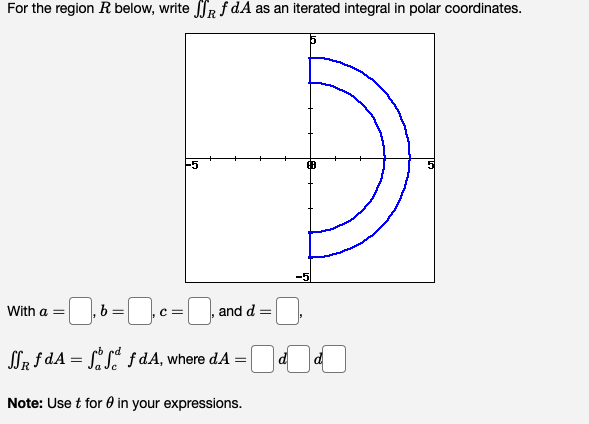 Solved Set up a double integral in rectangular coordinates | Chegg.com