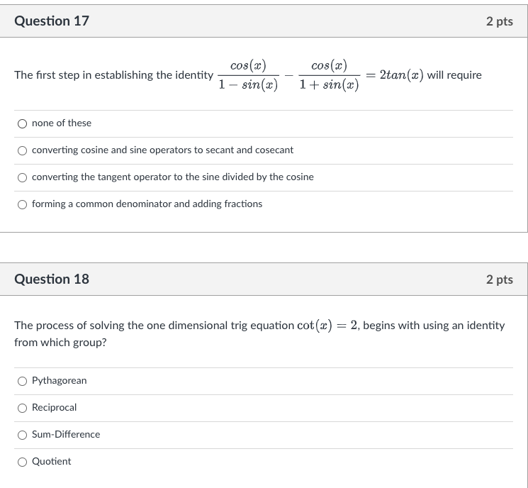 Solved Question 17The first step in establishing the | Chegg.com