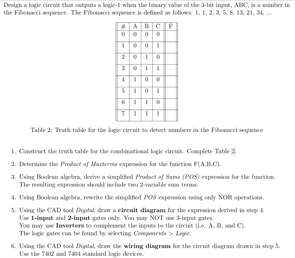 Solved Design a logic circuit that outputs a logic-1 when | Chegg.com