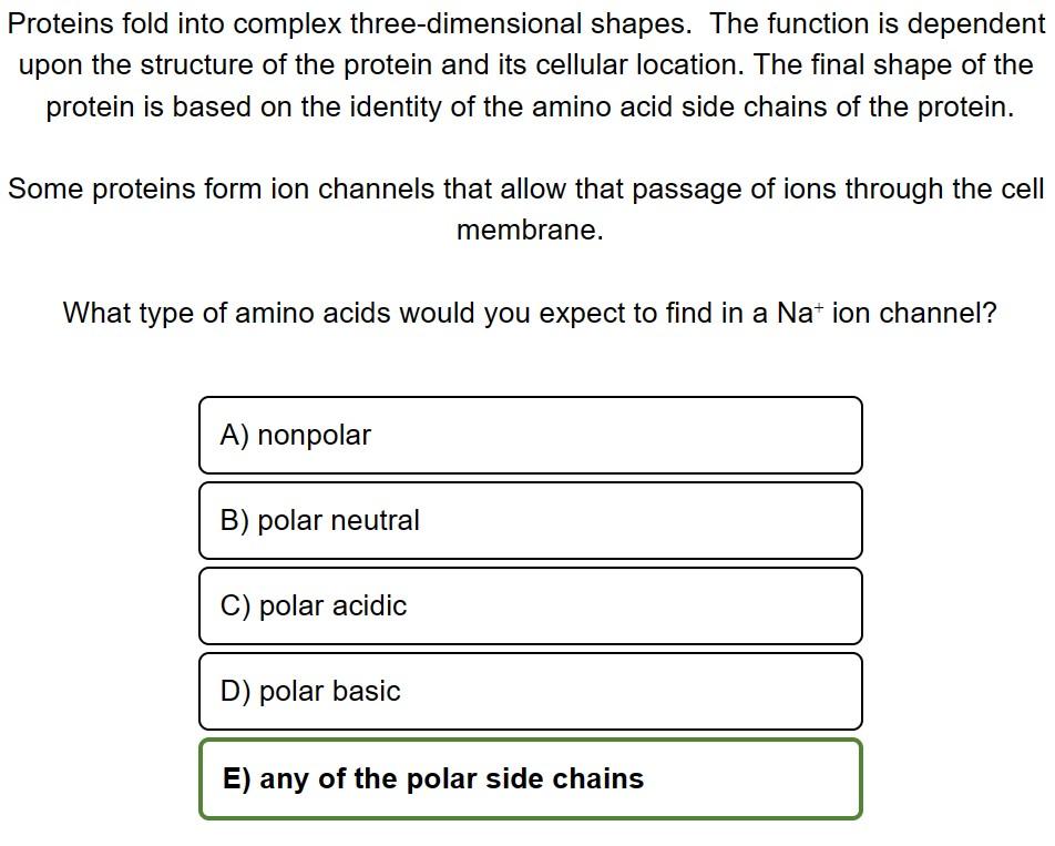 Solved Proteins fold into complex three-dimensional shapes. | Chegg.com