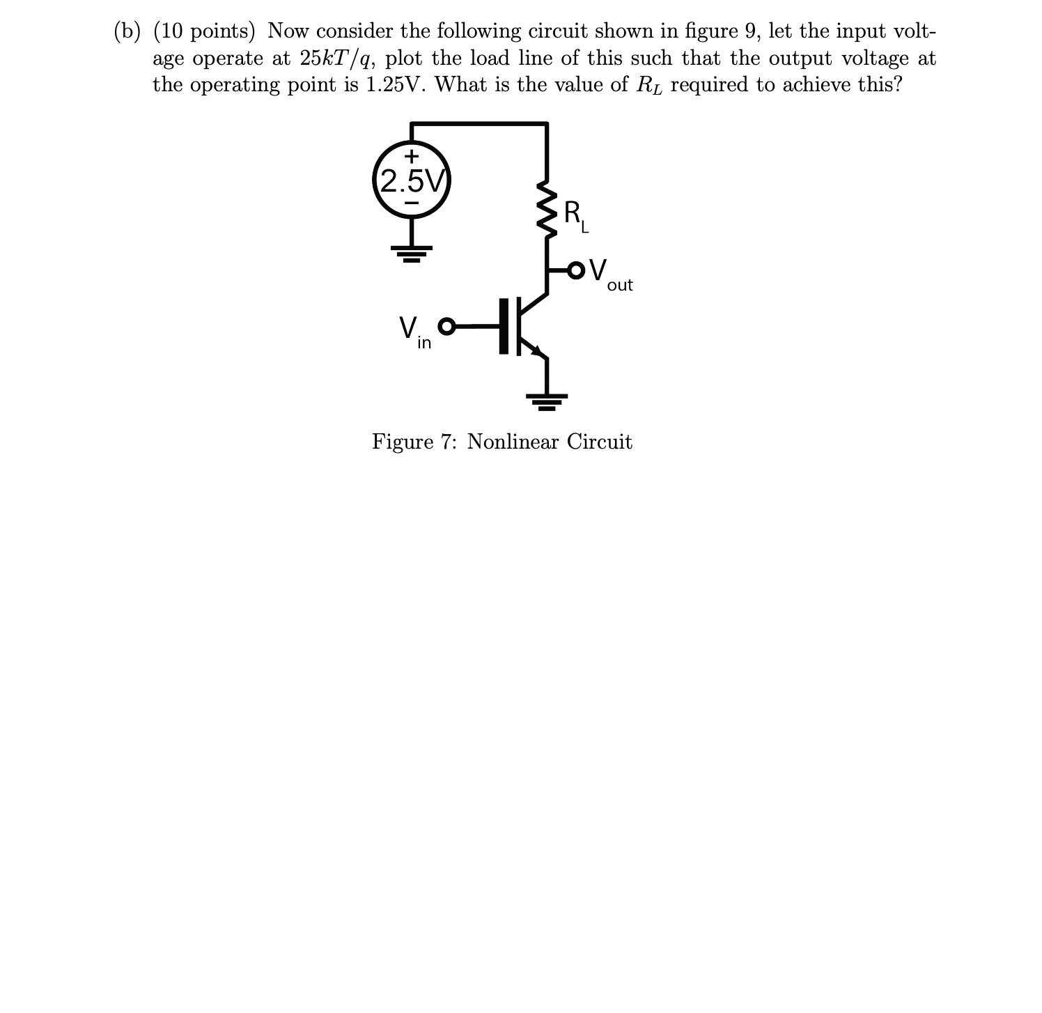Solved b) (10 points) Now consider the following circuit | Chegg.com