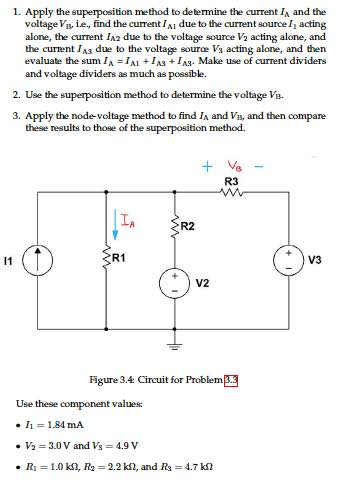 Solved 1. Apply the superposition method to determine the | Chegg.com