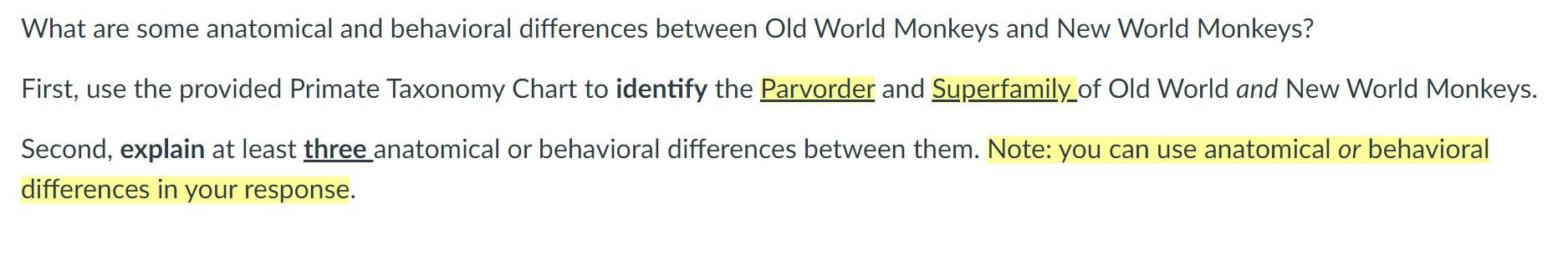 Solved Order Suborder Infraorder Parvorder Superfamily | Chegg.com