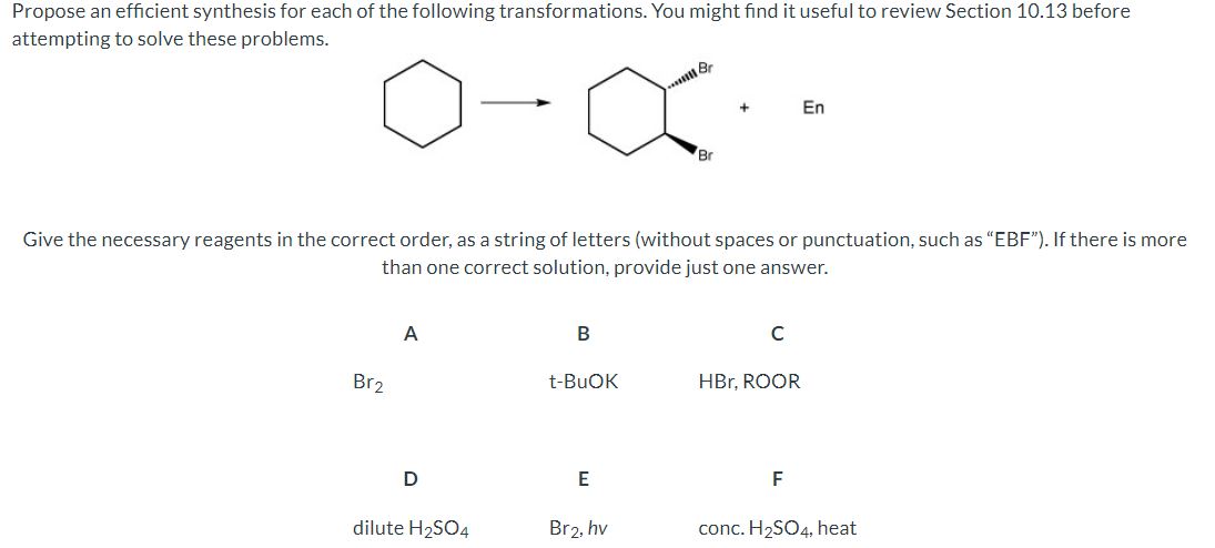 Solved Propose an efficient synthesis for each of the | Chegg.com