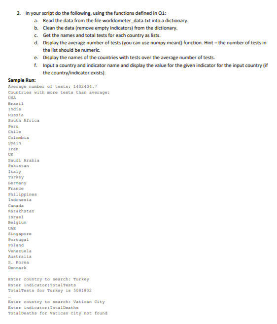 Solved Lab Objectives: Structured type - lists, tuples, | Chegg.com