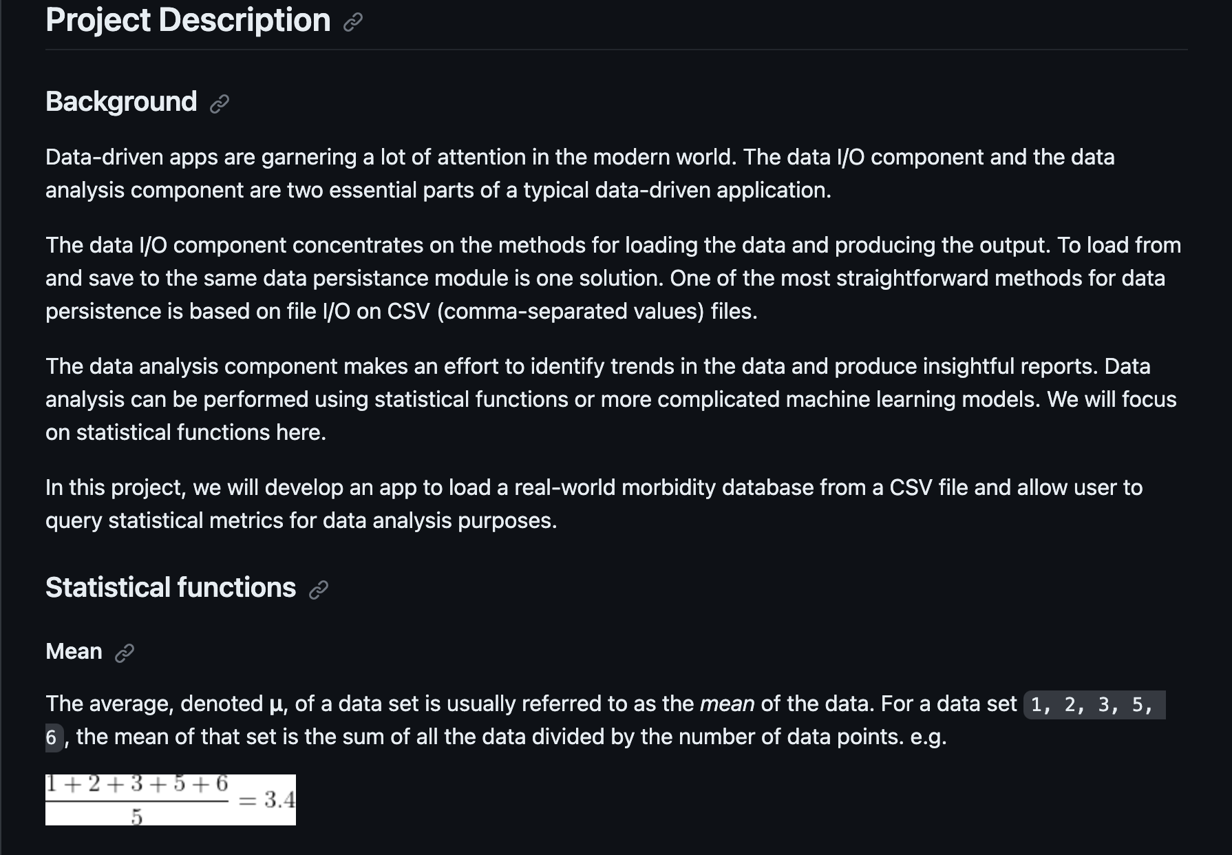 Solved WILl UPVOTE FOR CORRECT CODEProject 1 Morbidity Data | Chegg.com