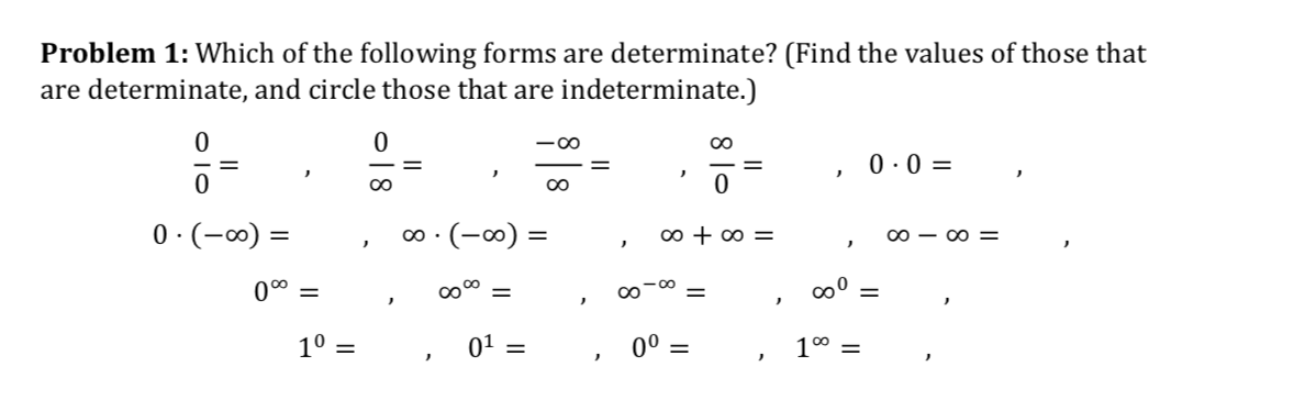 Solved Problem 1: Which of the following forms are | Chegg.com