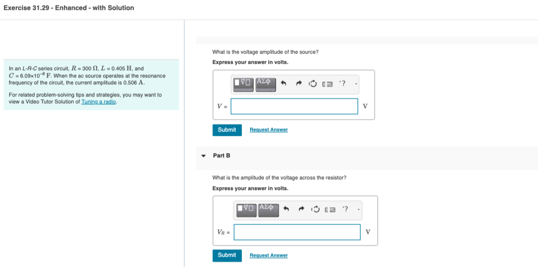 Solved Exercise 31.29 - ﻿Enhanced - ﻿with SolutionIn an | Chegg.com