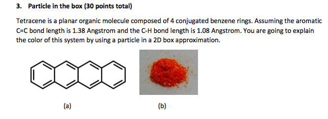 Solved Figure 1. (a) Chemical structure of a tetracene; (b) | Chegg.com