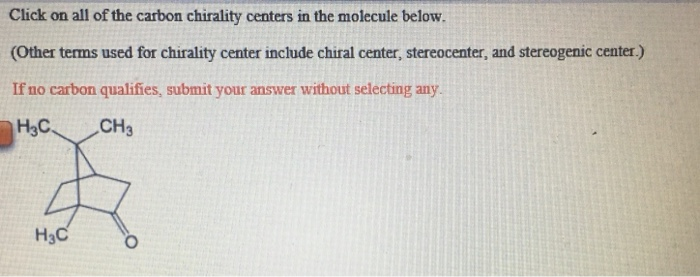 Solved Click on all of the carbon chirality centers in the | Chegg.com