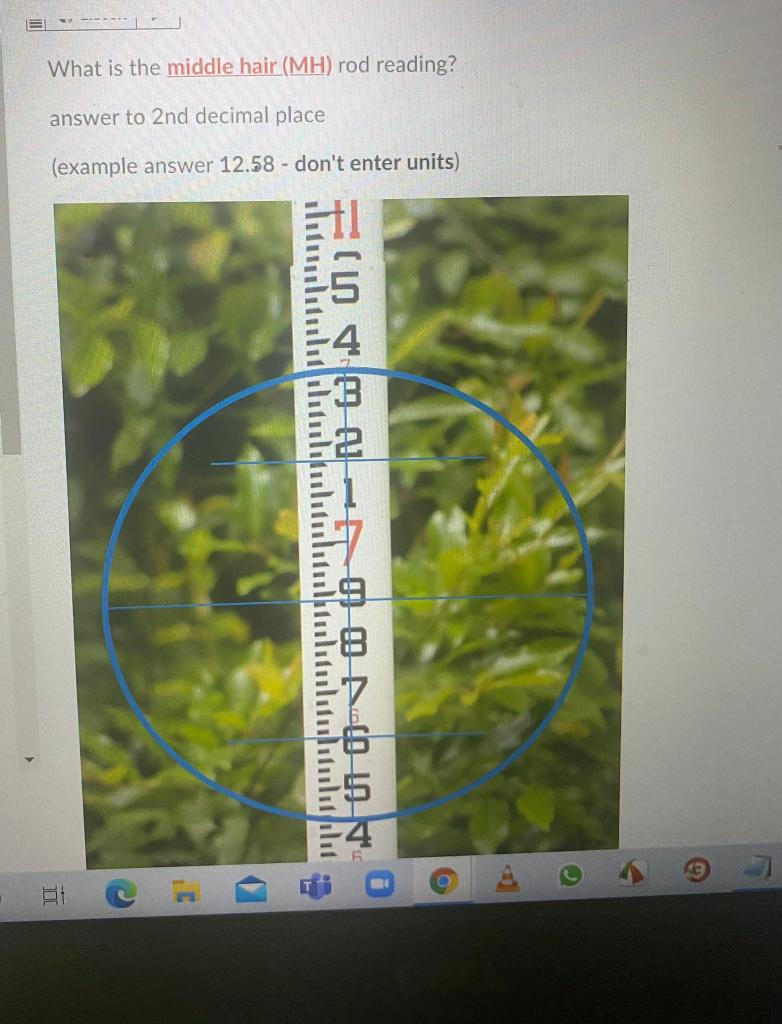 Solved What is the stadia interval (1)? answer to 2nd | Chegg.com
