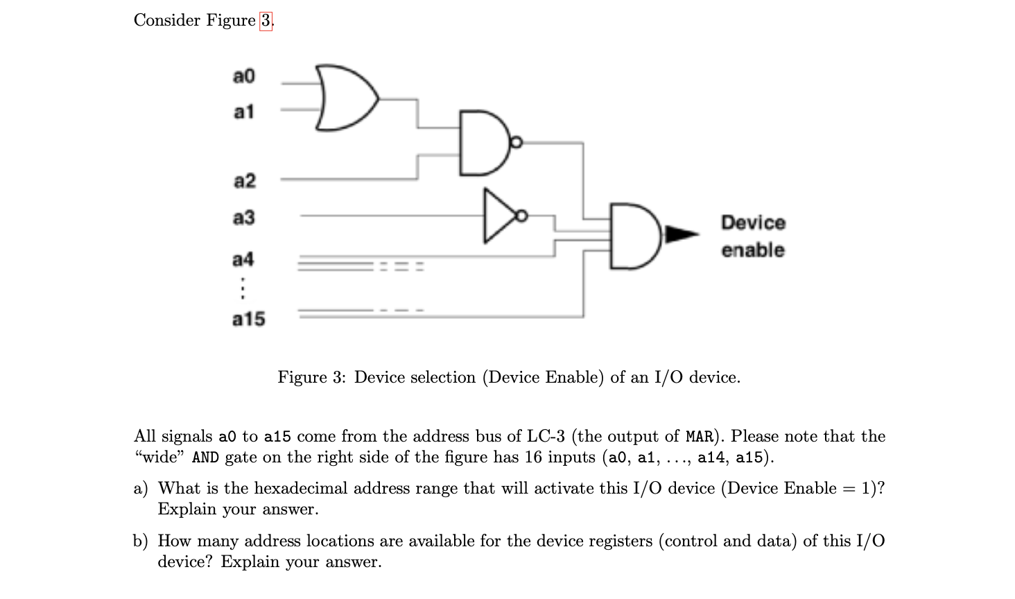 Solved Consider Figure 3. Figure 3: Device selection (Device | Chegg.com