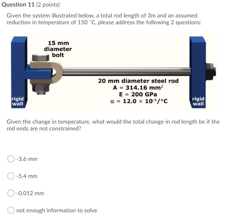 Solved Question 11 (2 points) Given the system illustrated | Chegg.com