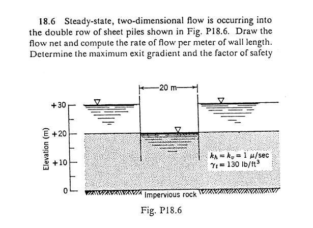 Solved 18.6 Steady-state, two-dimensional flow is occurring | Chegg.com