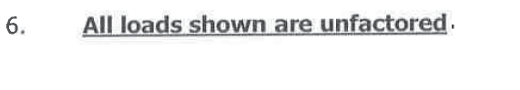 Solved 6. All loads shown are unfactored. C1. A 130 x 228 | Chegg.com