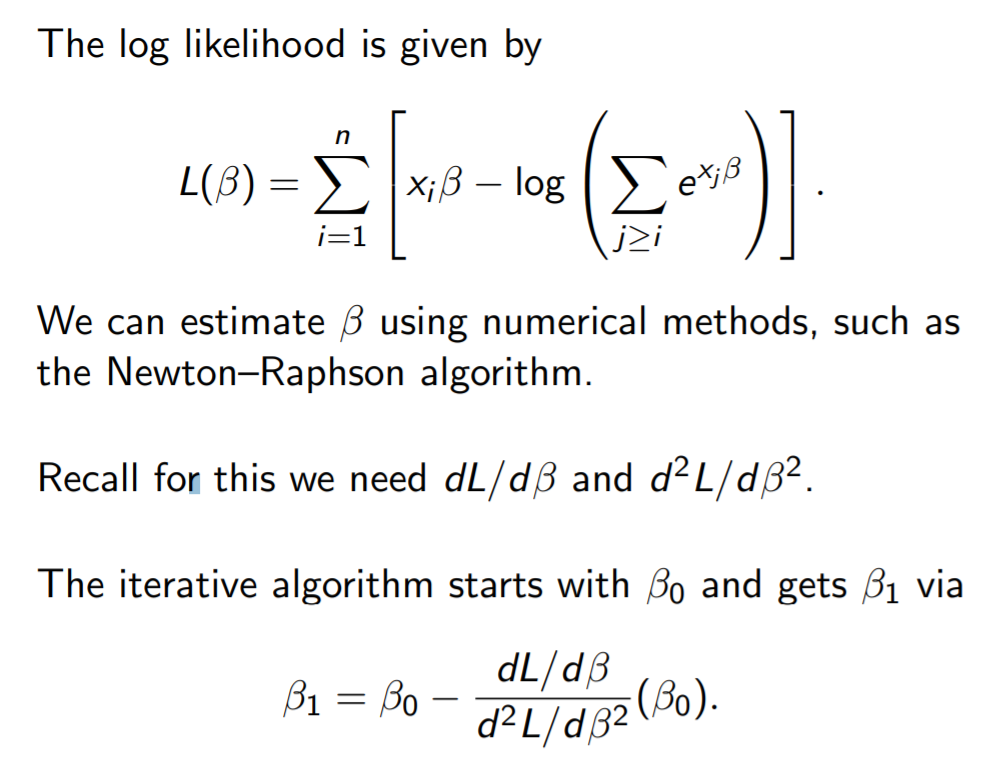 Solved The log likelihood is given by L(β) = ΣΧηβ – Iog (Σ É | Chegg.com