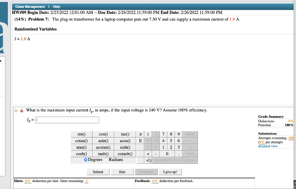 Solved Class Management | Help HW#09 Begin Date: 2/23/2022 | Chegg.com