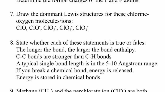 Solved 7. Draw the dominant Lewis structures for these | Chegg.com