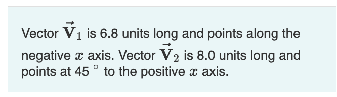 [Solved]: Vector ( overrightarrow{ mathbf{V}}_{1} ) is