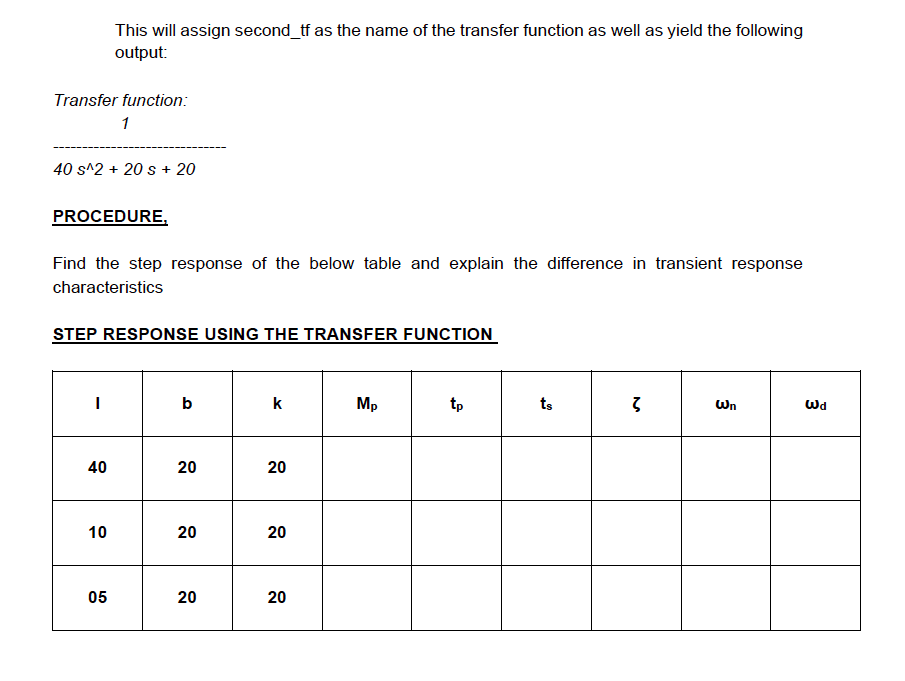 Solved To simulate the response to the non-zero initial | Chegg.com
