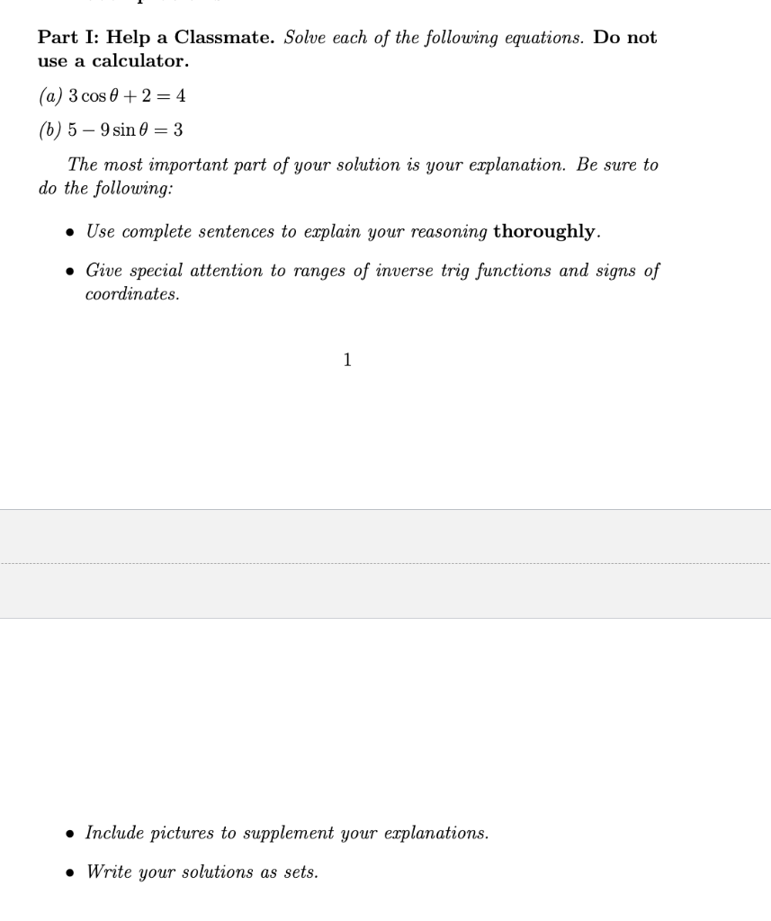 Solved I need the answer for all of Part 1. Look at the | Chegg.com