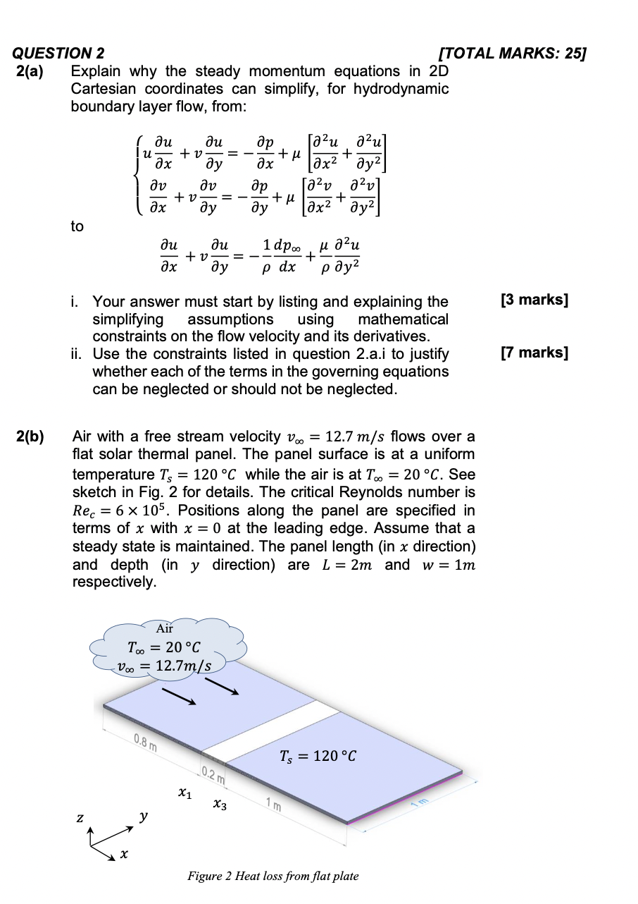 Solved QUESTION 2 [TOTAL MARKS: 25] 2(a) Explain why the | Chegg.com