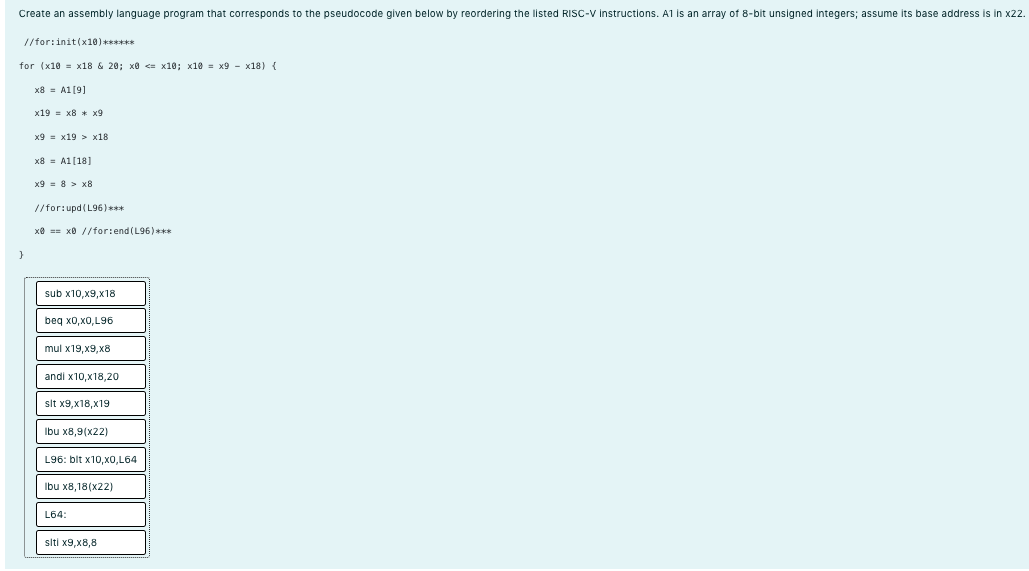 Solved Create an assembly language program that corresponds | Chegg.com