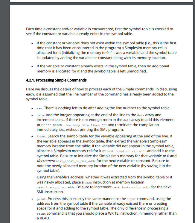 Solved In the Simplesim assignment, we introduced a | Chegg.com