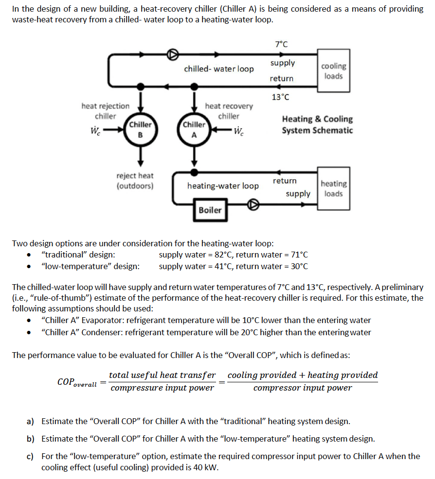 In the design of a new building, a heat-recovery | Chegg.com