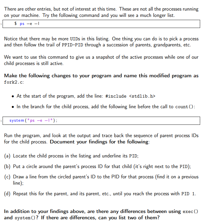 Solved Fork2.c code#include #include | Chegg.com