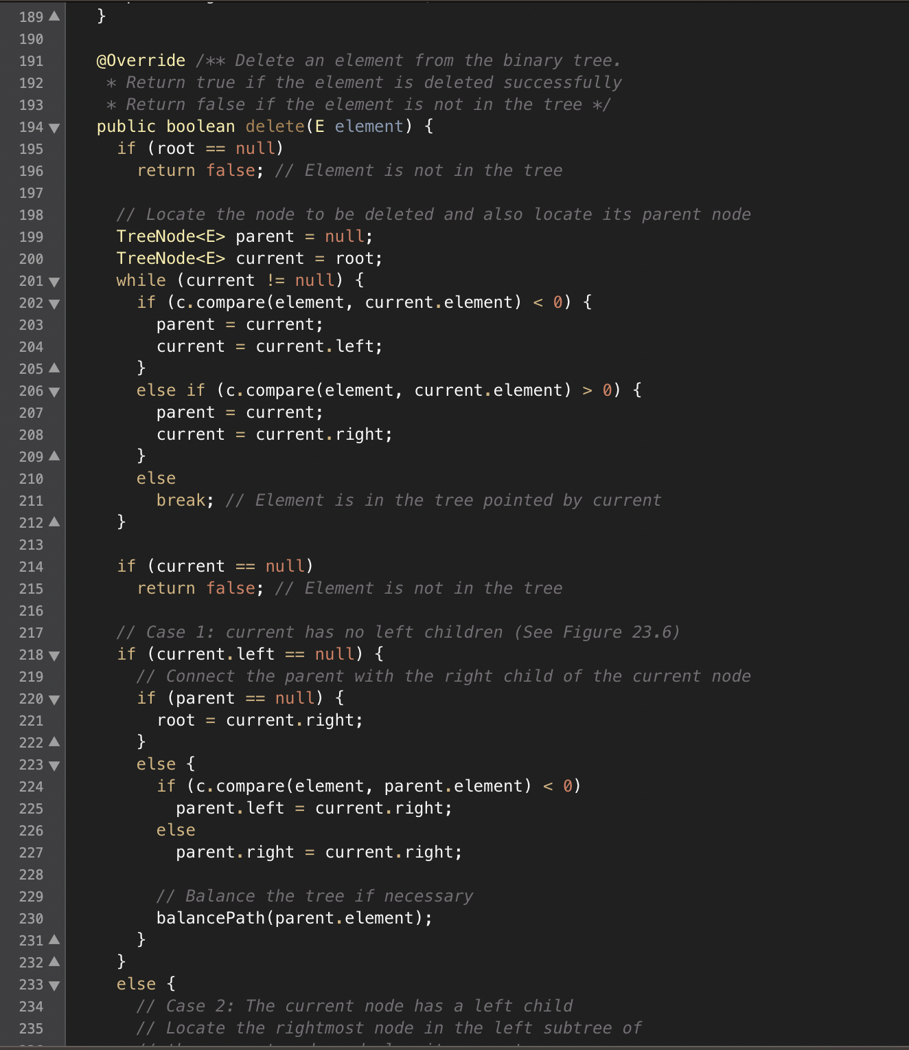 Solved With these classes BST, Tree and AVLTree from Liang | Chegg.com