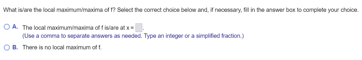 Solved Locate the critical points of the following function. | Chegg.com