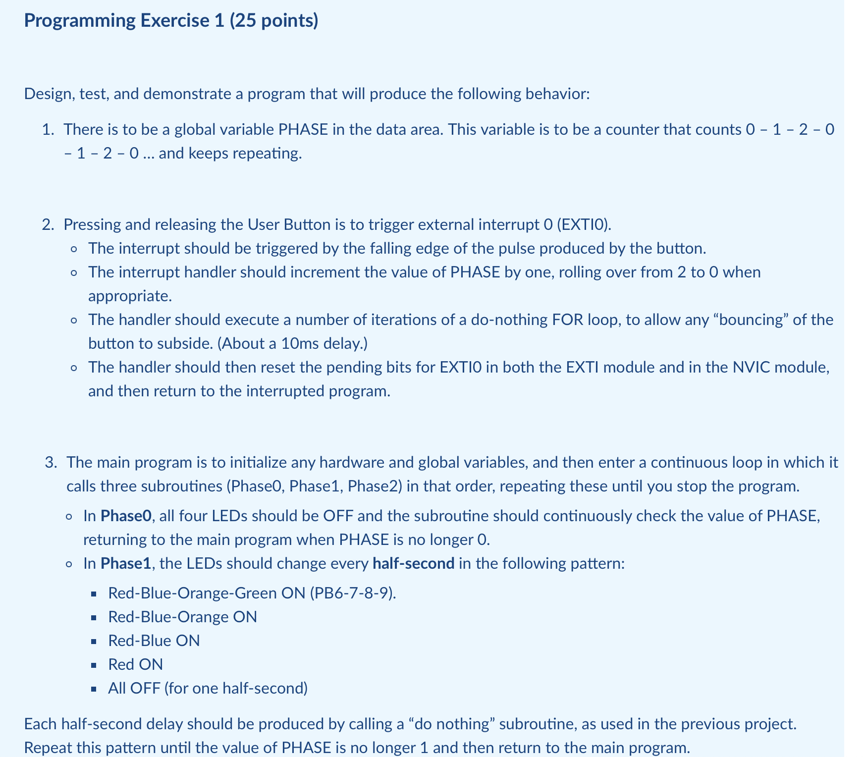 Solved I am writing this in STM32CubeIDE in ARM Assembly for | Chegg.com