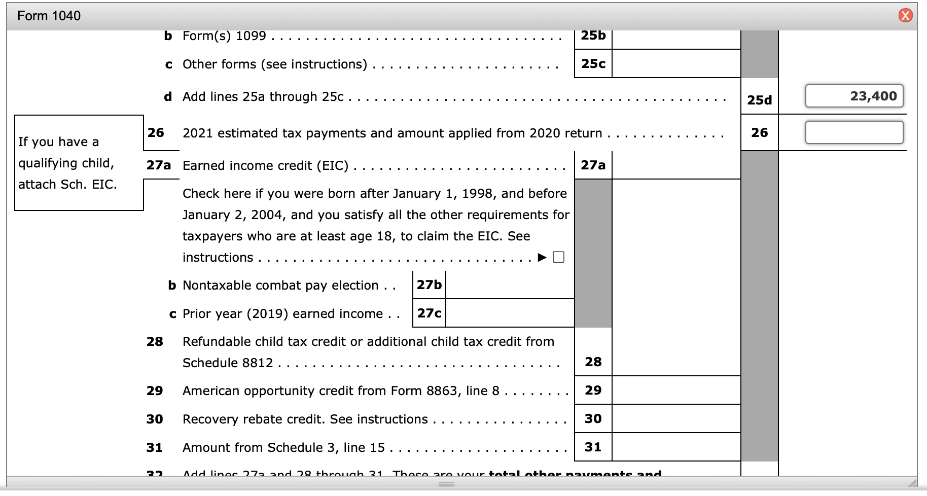 Form 1040 b Form(s) 1099 X C Other forms (see | Chegg.com