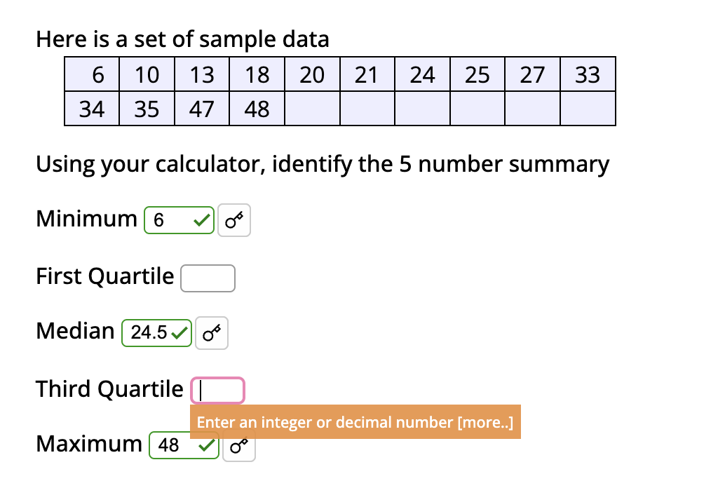 Solved Here is a set of sample data Using your calculator, | Chegg.com