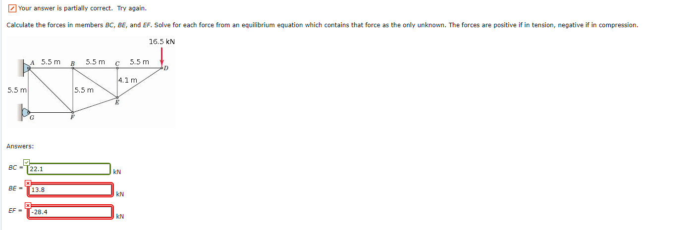 Solved Your answer is partially correct. Try again. | Chegg.com
