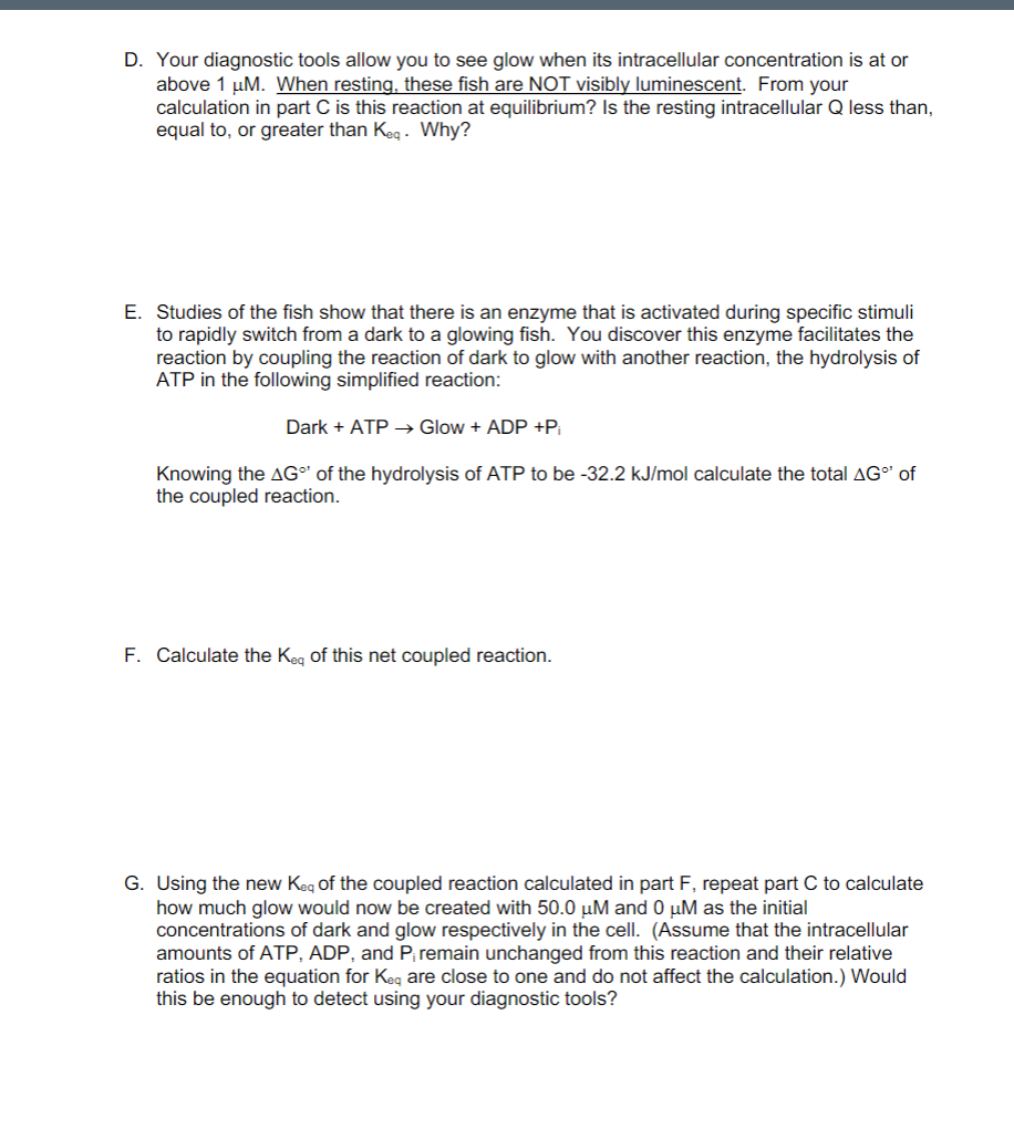 Solved Part I. (14 pts) You are part of a part of a lab that | Chegg.com